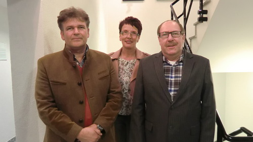 2 Jubilare bei Schnee